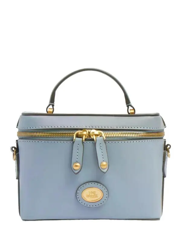 THE BRIDGE Leather Tote Bag - Blue