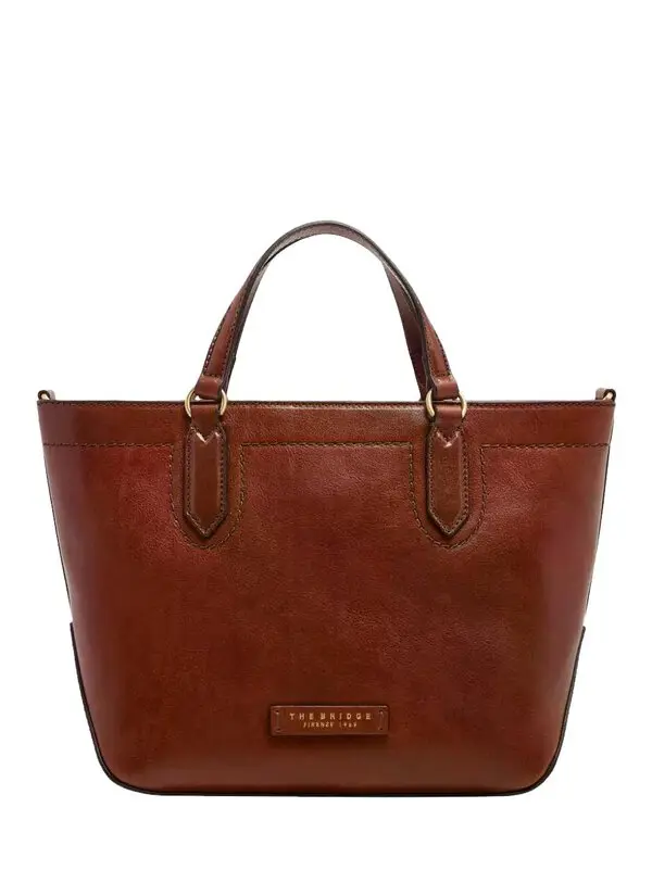 THE BRIDGE Larissa Leather Tote Bag - Brown