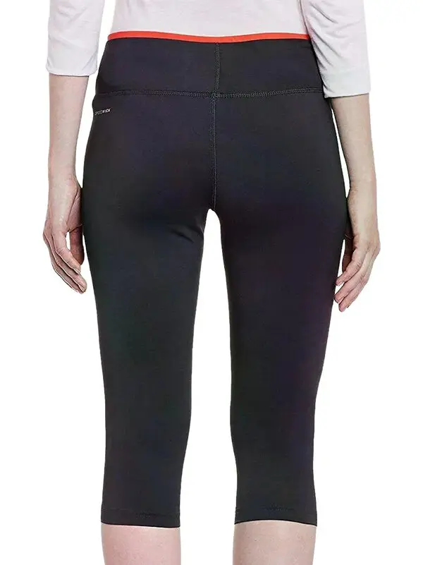 REEBOK Logo-print Cropped Leggings - Black
