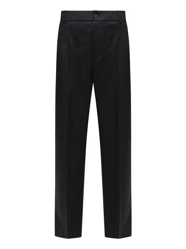 Moncler Tailored Wool Trousers - Black