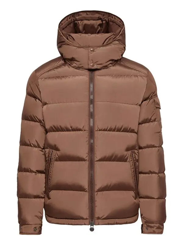 Moncler Maya Matte Short Down Jacket - Brown