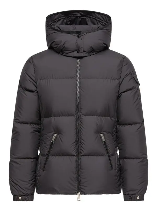 Moncler Fourmines Hooded Short Down Jacket - Black