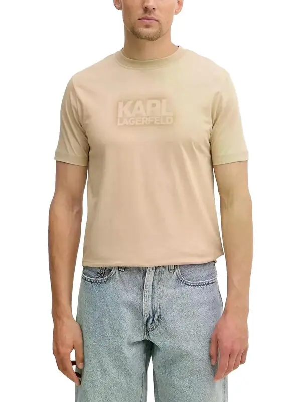Karl Lagerfeld Logo-print T-shirt - Neutrals
