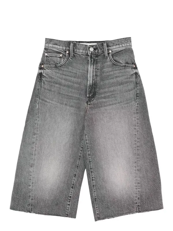 MOTHER The Whole Lot Shorts - Grey