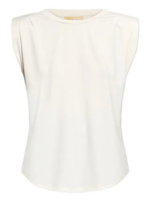 Michael Kors Crew Neck Sleeveless Top - White