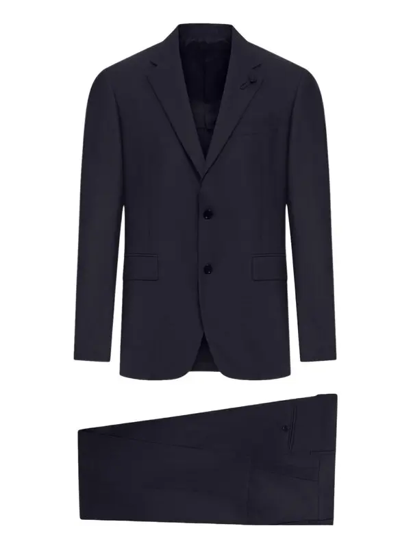 LARDINI Single-breasted Suit - Black