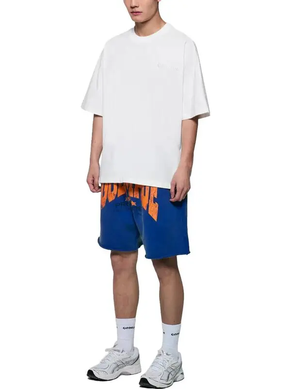 GODMADE Provider Graphic-print Shorts - Blue