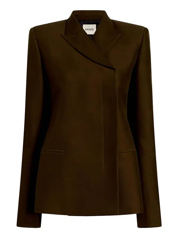 Khaite Silvannah Jacket - Dark Olive