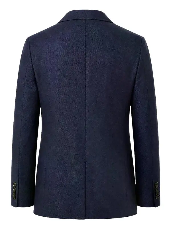 Tagliatore Double-breasted Peak-lapel Blazer - Blue