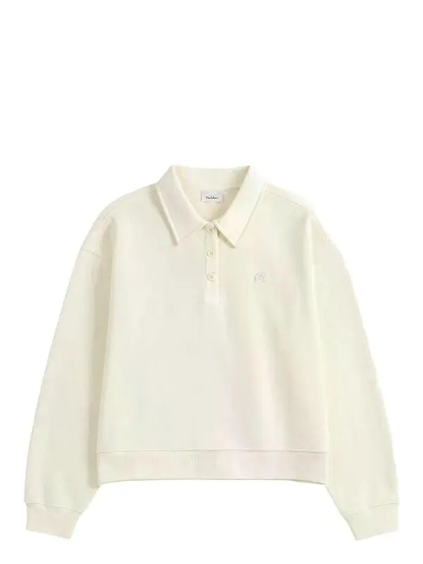 MALBON Teresa Logo-embroidered Polo Top - Neutrals