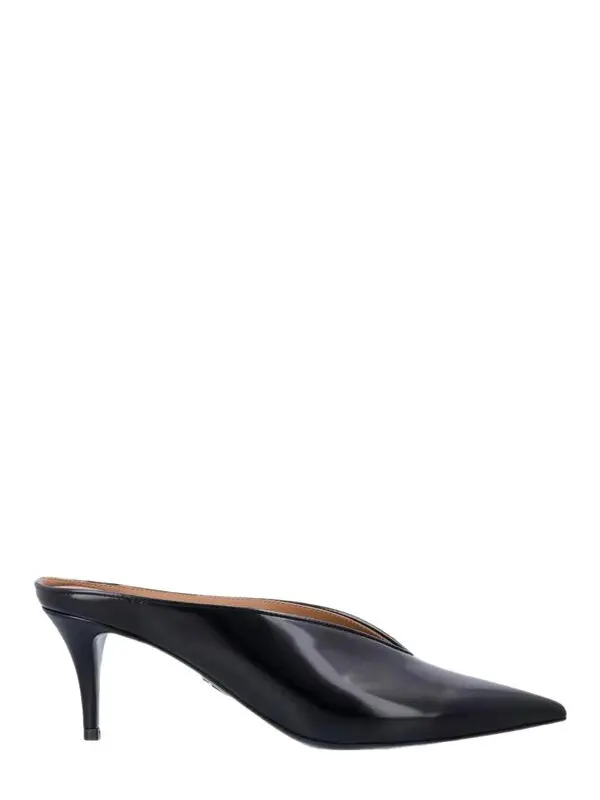 Stella McCartney Pointed-toe V-cut Mules - Black