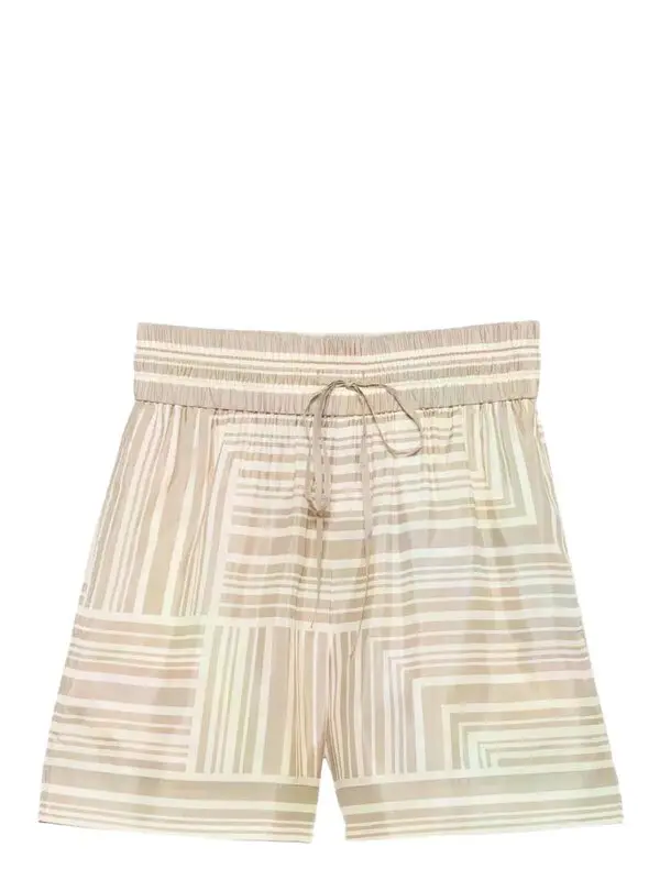 JOSEPH Laven Silk Shorts - Grey