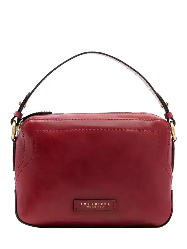 THE BRIDGE Leather Tote Bag - Red
