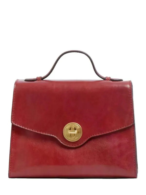 THE BRIDGE Irene Leather Foldover Shoulder Bag - Red