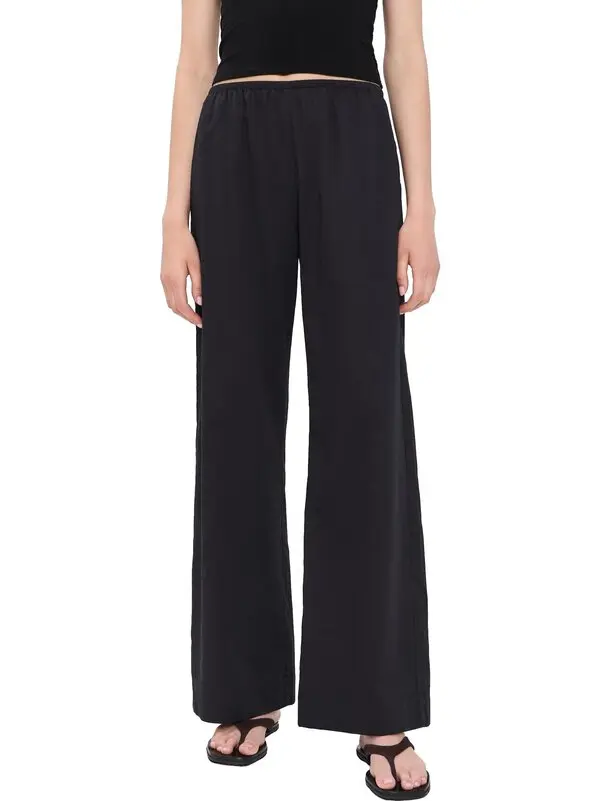 LESET Yoko Pocket Pants Cotton - Black