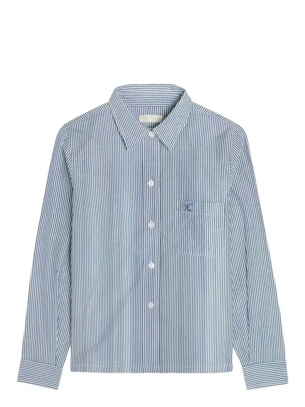 Suzie Kondi Vertical Stripe Shirt - Blue