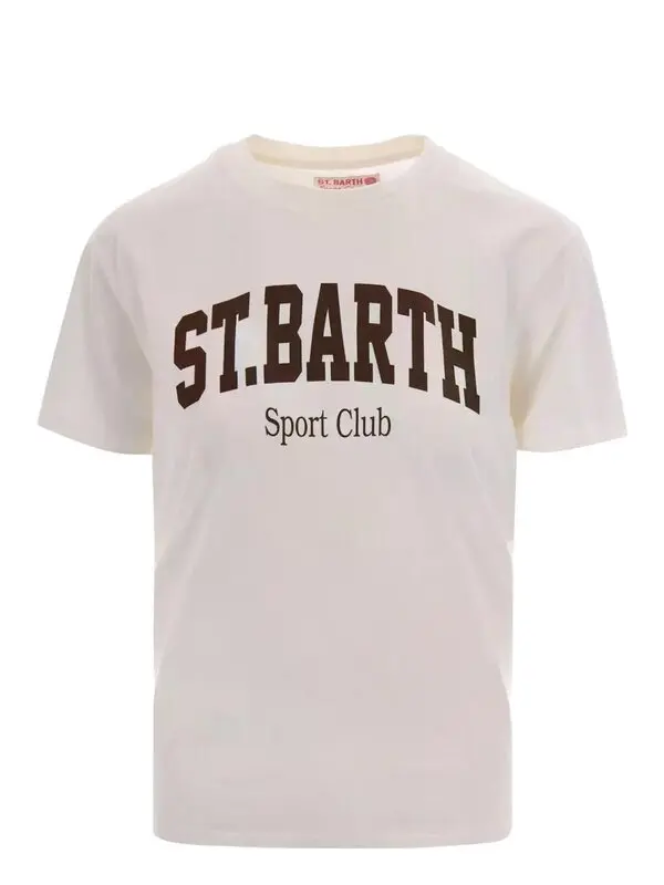 MC2 SAINT BARTH Emilie Sport Club T-shirt - Neutrals