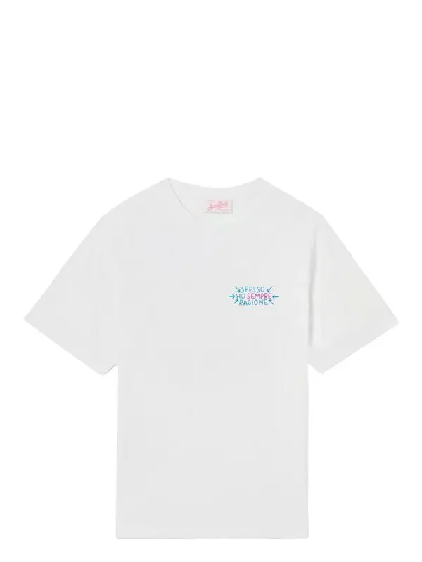 MC2 SAINT BARTH Emilie I'm Often Always Right" T-shirt - White