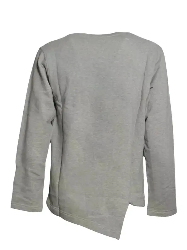 Comme Des Garçons Asymmetric Hem Sweater - Grey
