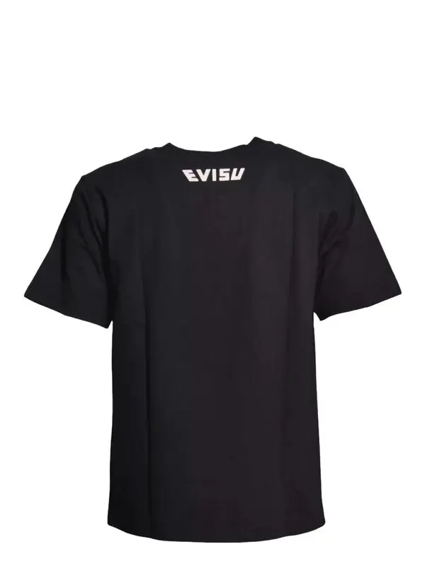 EVISU Seagull-print T-shirt - Black