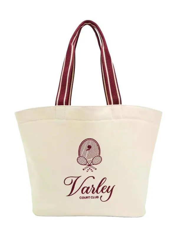 Varley Robinson Club Embroidered Tote Bag - Neutrals