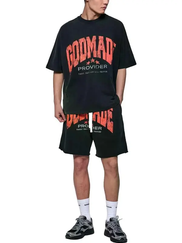 GODMADE Cotton T-shirt - Black