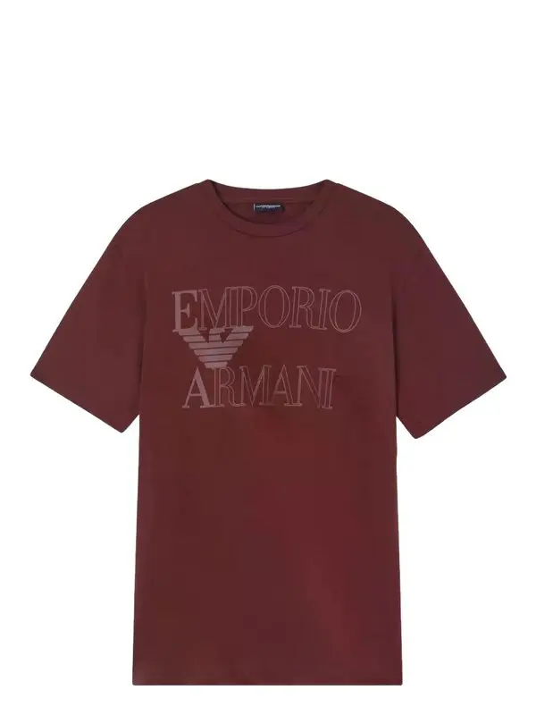 Emporio Armani Logo-print T-shirt - Red