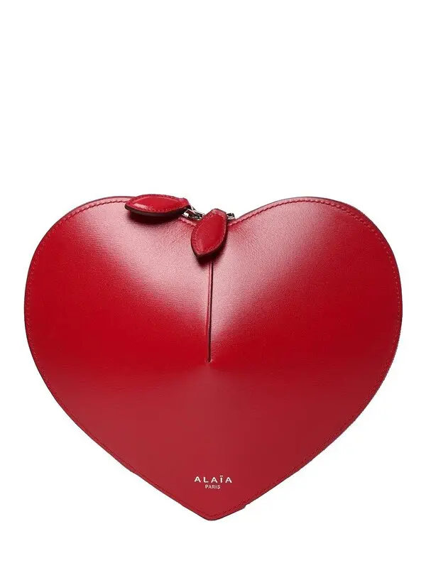 Alaïa Le Cœur Crossbody Bag - Red