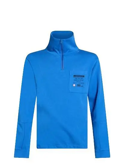DEKKER Cotton Elastane Sweatshirt - Blue