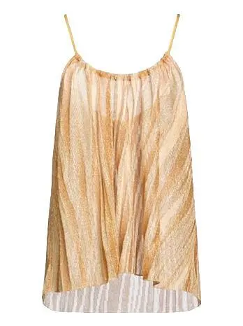 FORTE_FORTE Striped Knit Top - Mandarin