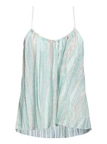 FORTE_FORTE Striped Knit Top - Sky Blue