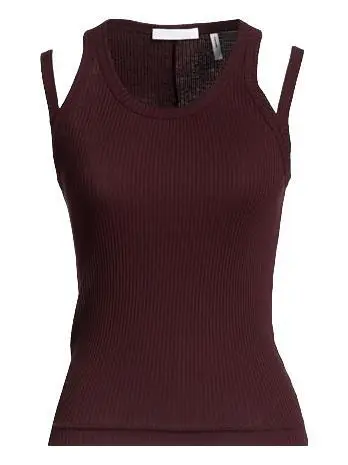 Helmut Lang Ribbed Cotton-elastane Tank Top - Red