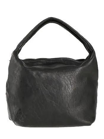 LAURA DI MAGGIO Calfskin Leather Handbag - Black