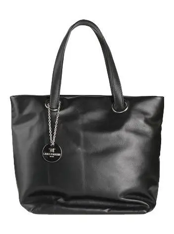LAURA DI MAGGIO Leather Large Tote - Black