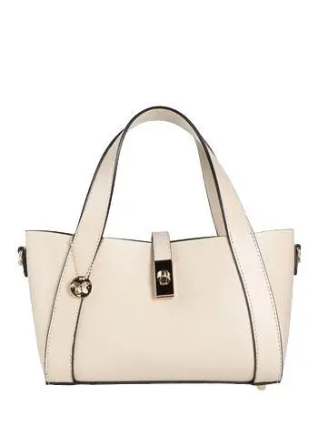 LAURA DI MAGGIO Leather Tote Bag - Cream