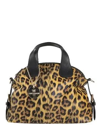 LAURA DI MAGGIO Mustard Calfskin Handbag - Yellow