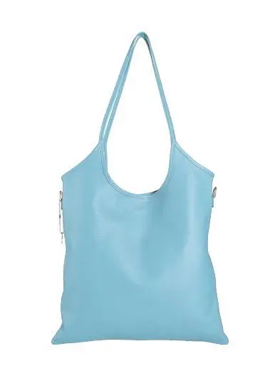 LAURA DI MAGGIO Azure Calfskin Shoulder Bag - Blue
