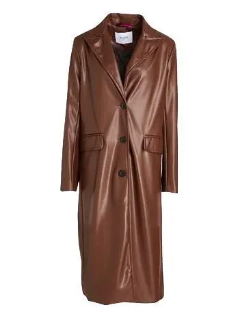 PALTO' Wool Blend Overcoat - Brown