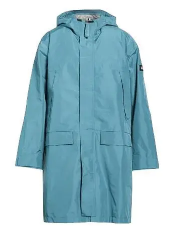 AIGLE Deep Teal Polyester Overcoat & Trench Coat - Green