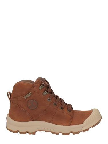 AIGLE Leather And Textile Ankle Boots - Camel