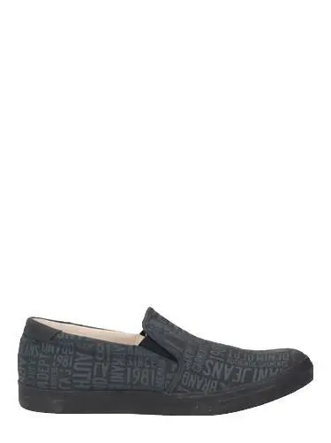 Emporio Armani Textile Fiber Sneakers - Black