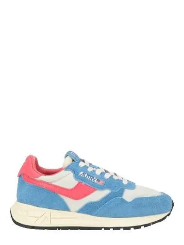 AUTRY Suede And Textile Low-top Sneakers - Blue