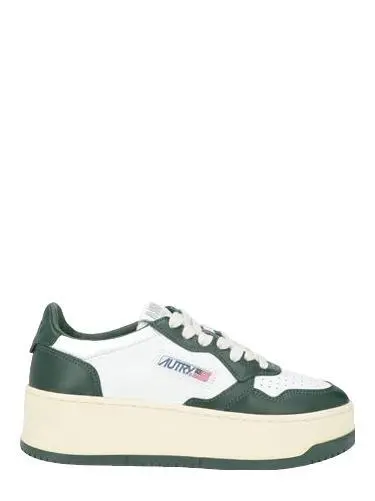 AUTRY Dark Leather Sneakers - Green