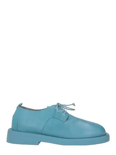 Marsèll Turquoise Calfskin Derby Shoes - Blue
