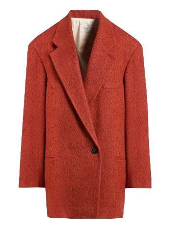ALYSI Virgin Wool Blazer - Rust