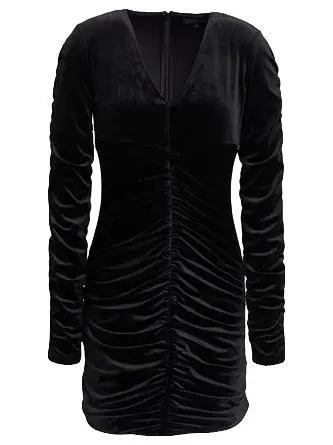Guess Bodycon Mini Dress In Polyester And Elastane - Black