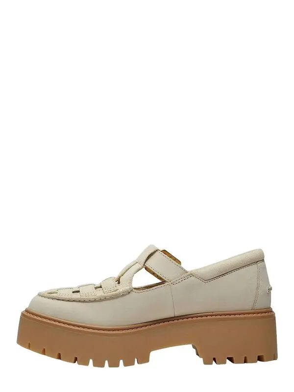 Timberland Stone Street Platform Buckle Shoe - Light Beige