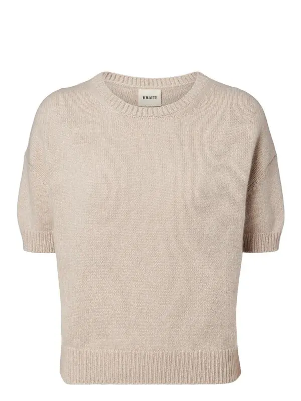 Khaite Golden Cashmere Sweater - Beige