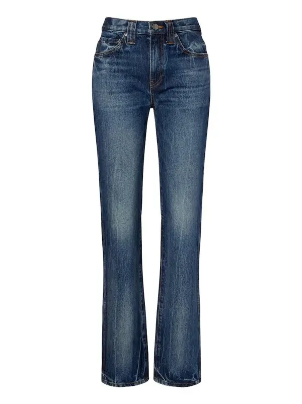 Khaite Farley Straight Jeans - Blue