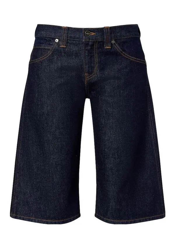 Khaite Benson Denim Bermuda Shorts - Blue